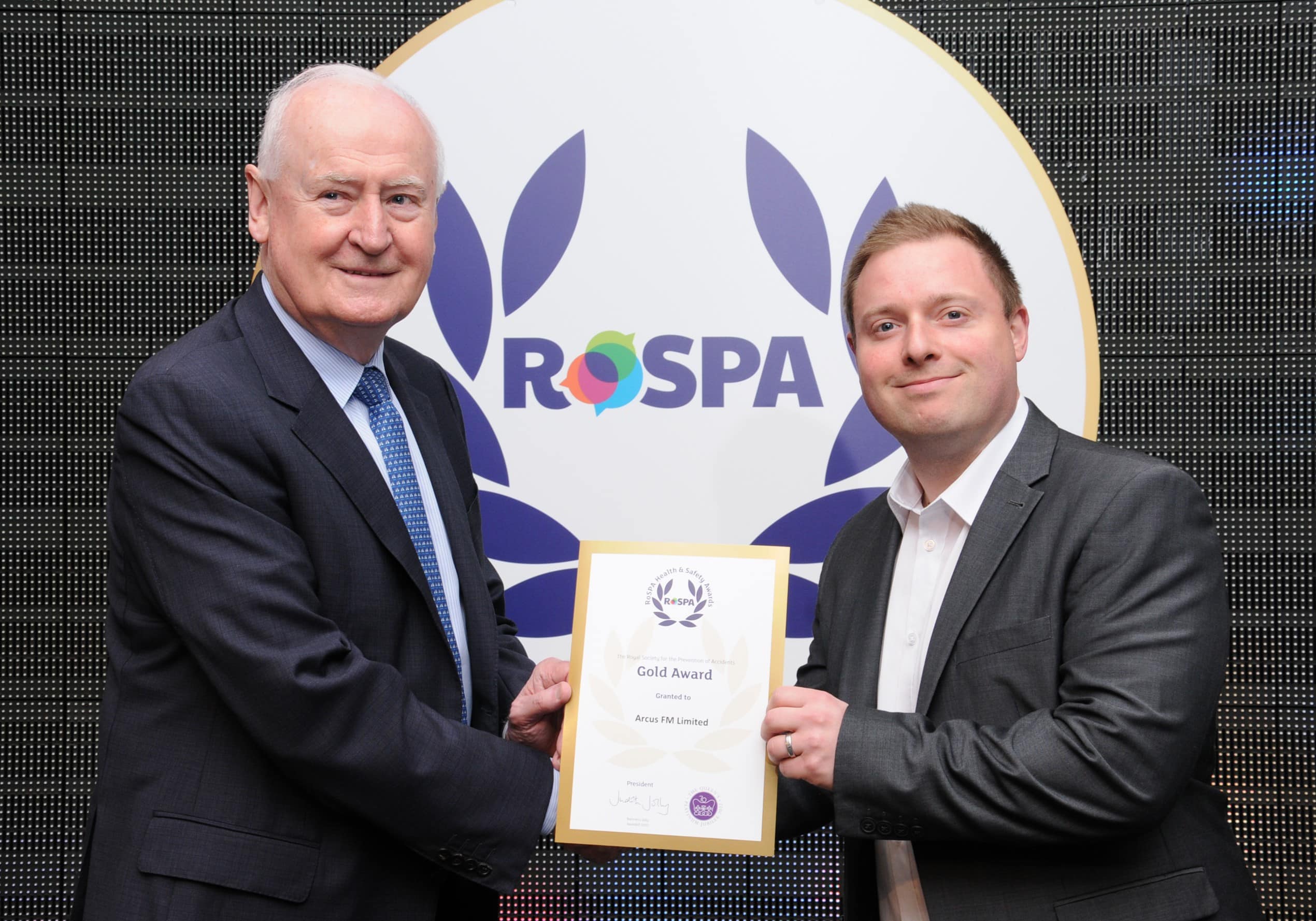 Arcus FM secures internationally recognised RoSPA Gold Award | FM ...