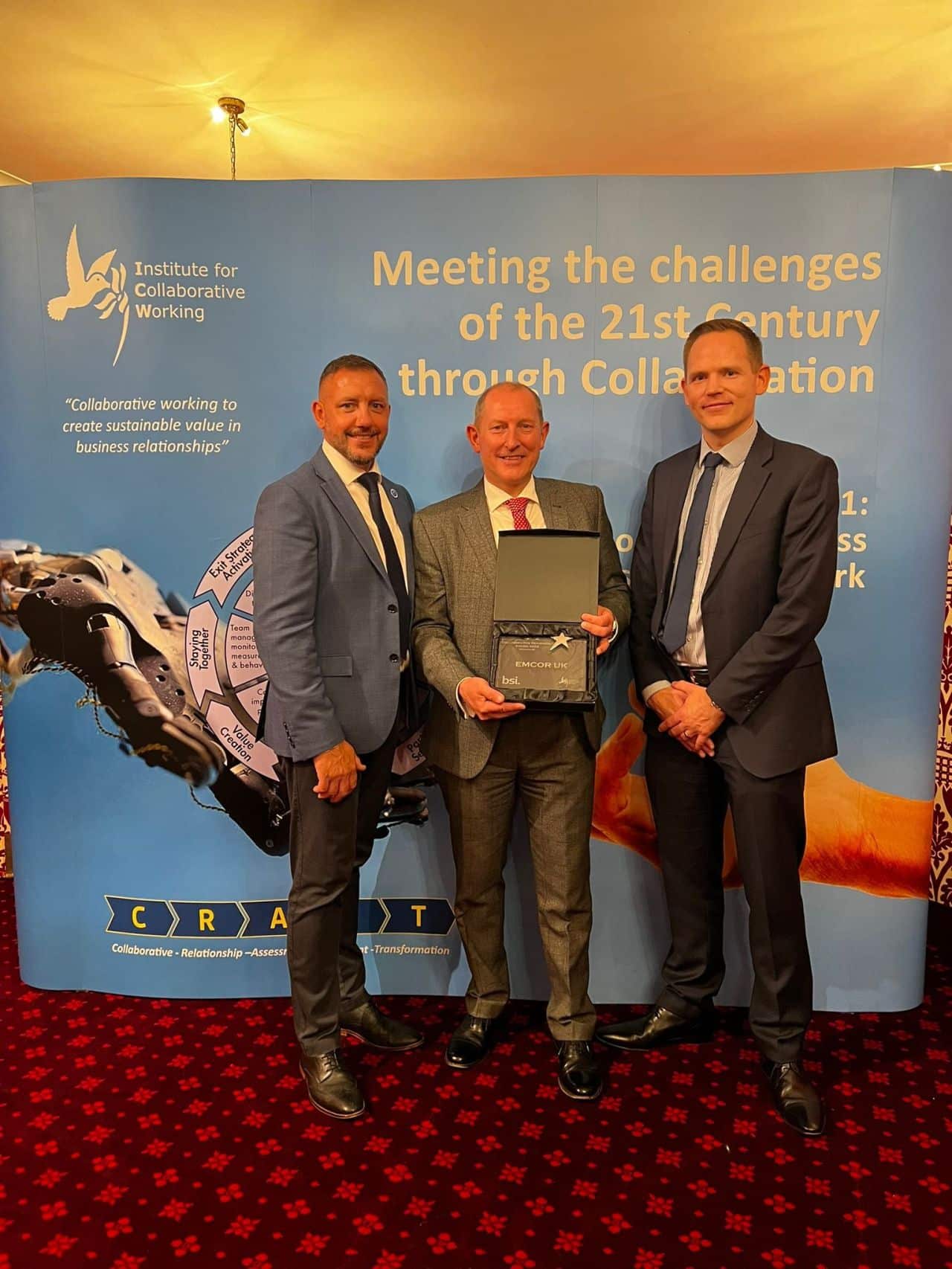 EMCOR UK receives Pioneers in Collaboration Award and re-elected as ...