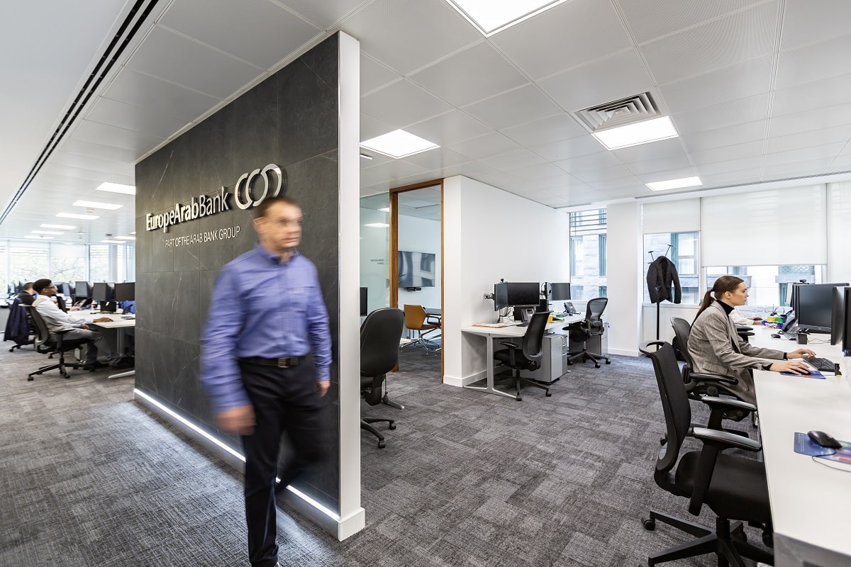Recycled office fitout of Europe Arab Bank completed | FM Business ...