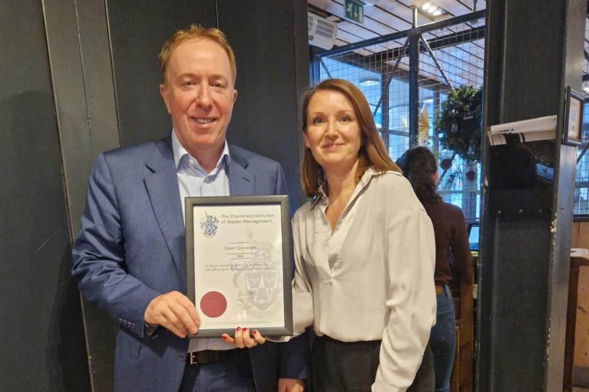 Gavin Graveson of Veolia awarded Fellowship of the Chartered ...