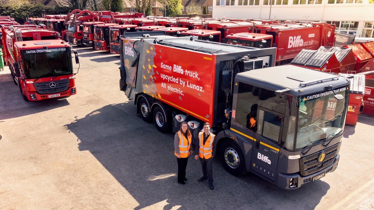 Biffa and Lunaz to up-cycle and electrify bin lorry fleet for ...