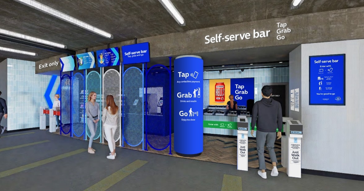 The O2 unveils self-service bars powered by Just Walk Out Technology ...
