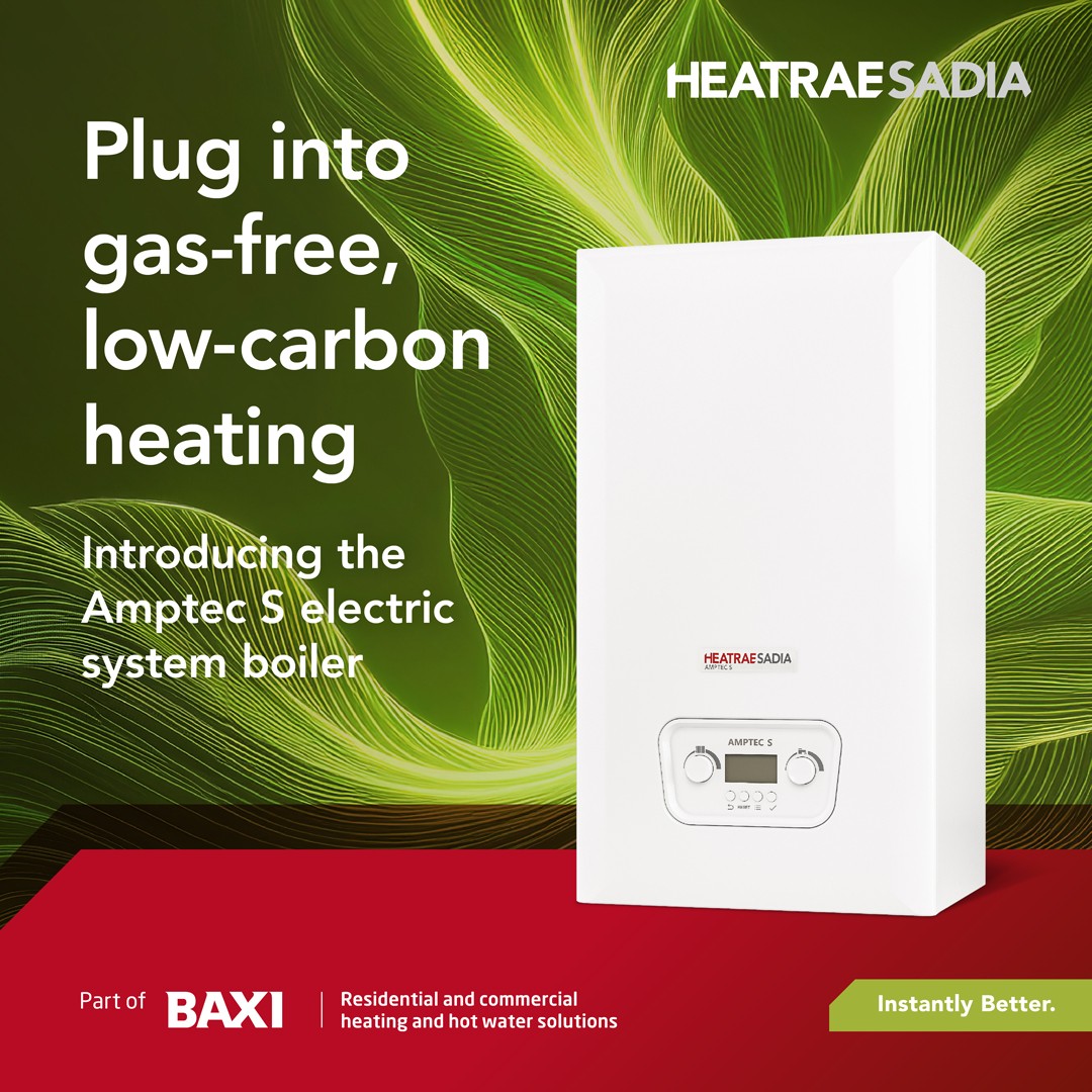 New Baxi Amptec S Electric Boiler Delivers Energy Efficient Heating for ...