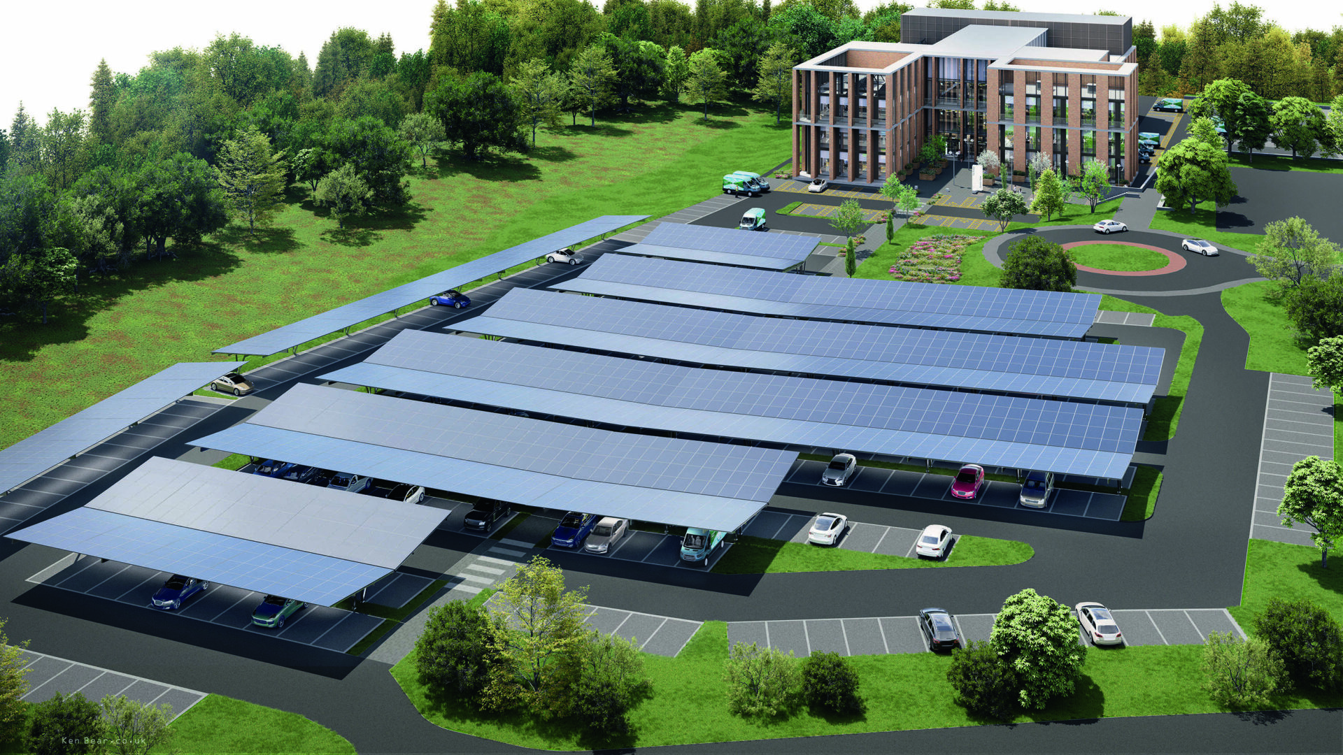 OCS to Deliver £2.4m Solar Carport at Scottish Water’s Head Office in ...